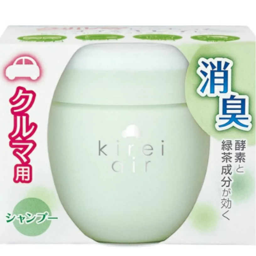 【伊勢屋】日本晴香堂本kirei air粉彩系列車用消臭芳香膏系列95g(綠茶香/植物香/皂香) | 蝦皮購物
