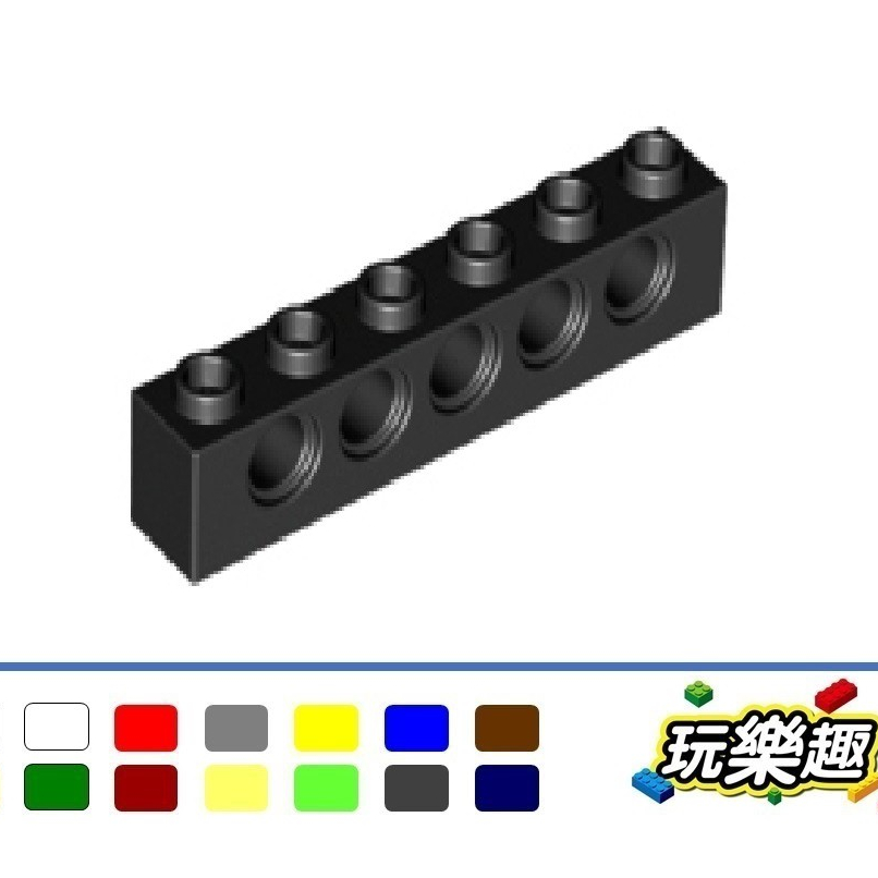 玩樂趣 LEGO樂高 3894 Brick 1X6 with Holes 科技磚 二手零件 2D40D | 蝦皮購物