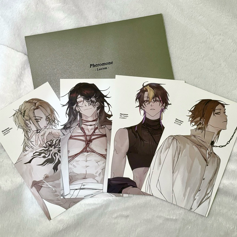 Luxiem彩虹社 同人周邊 工藝明信片 Vox Luca Shu Mysta ニジサンジ | 蝦皮購物