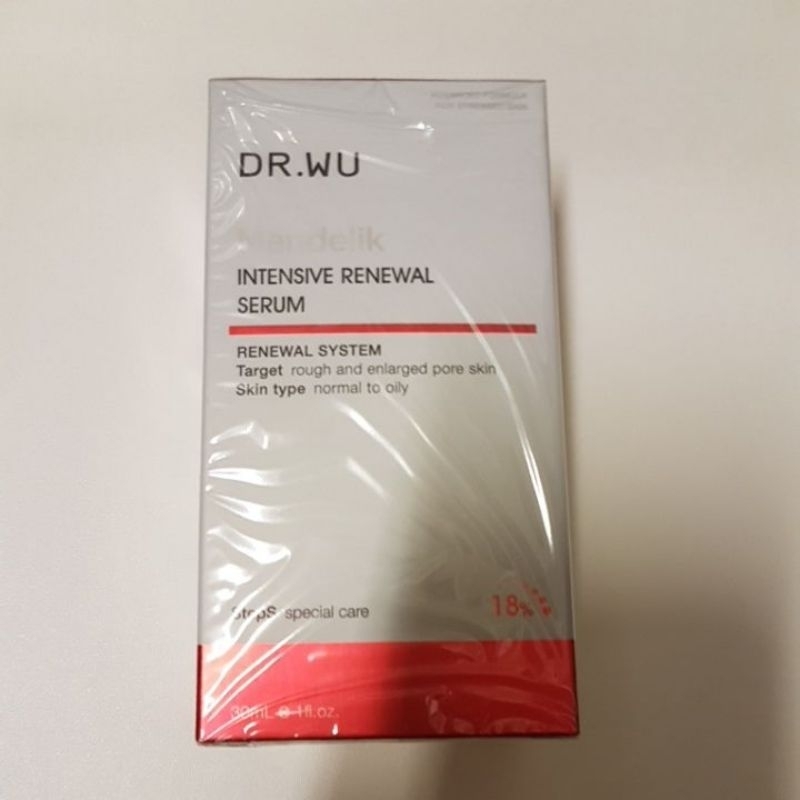 DR.WU 杏仁酸亮白煥膚精華18%15ml/30ml | 蝦皮購物