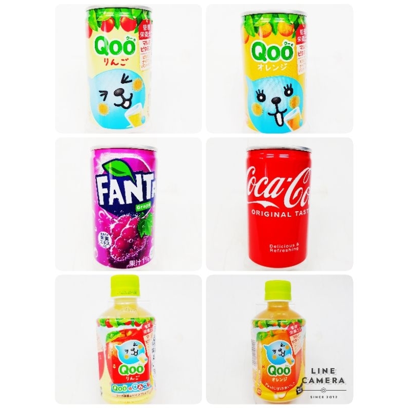 現貨 日本製造 特價優惠 COCA COLA 日本 可口可樂 雪碧 芬達 橘子口味 QOO 果汁飲料 | 蝦皮購物