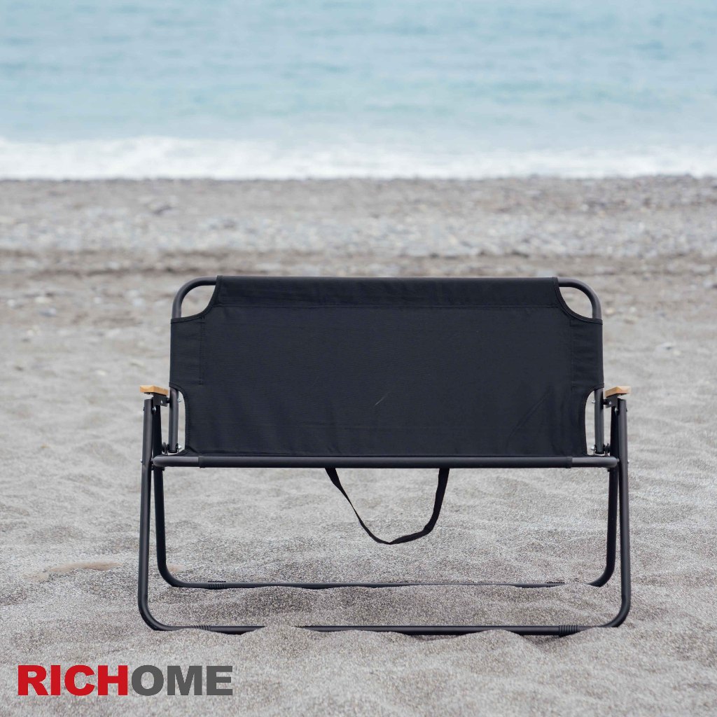 RICHOME CH1371 TUMAZ雙人彈簧折疊椅(防潑水) 摺疊椅 戶外椅 露營椅 | 蝦皮購物