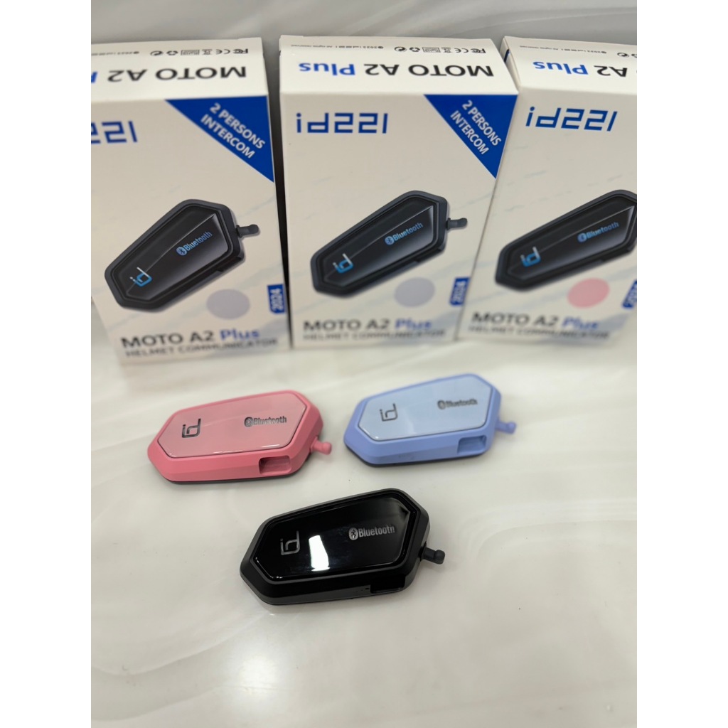 id221 MOTO A2S A2 PRO A2 Plus 藍芽耳機 對講 安全帽 機車 藍色 粉色 黑色 藍牙耳機 | 蝦皮購物