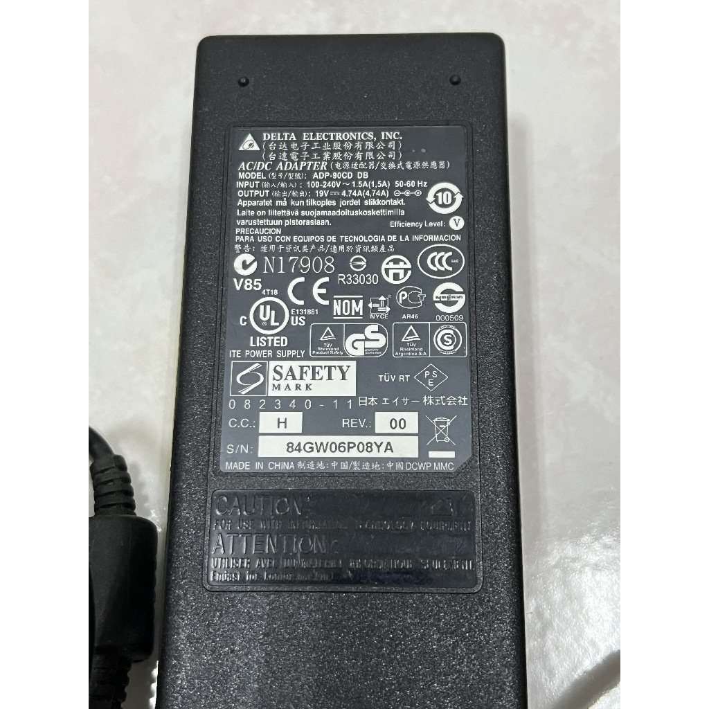 Delta 19V/4.74A 電源適配器(ADP-90CD DB) | 蝦皮購物