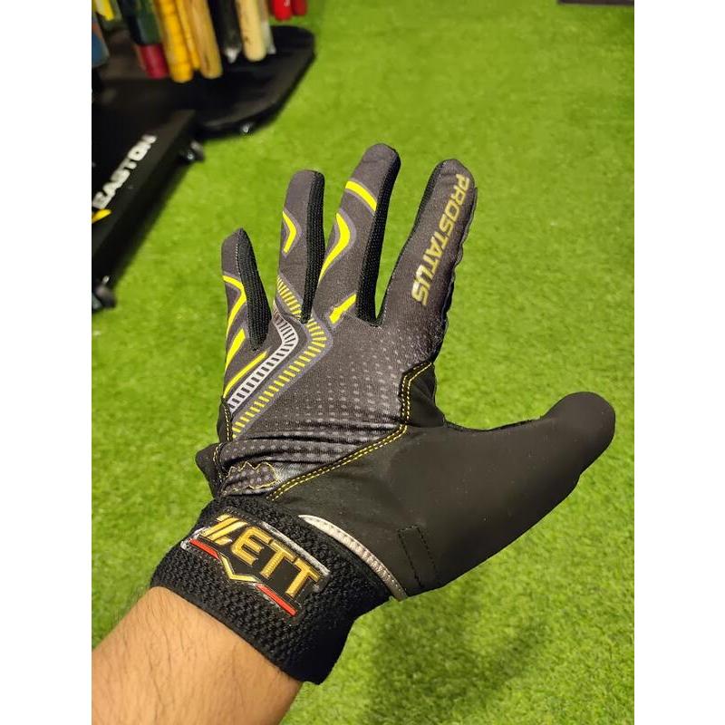 日本原裝進口 ZETT PROSTATUS 捕手專用守備手套,大拇指墊片加強,可水洗(BG-292B)黃色 | 蝦皮購物