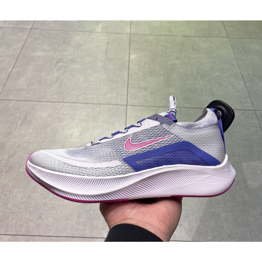 【BOBO】NIKE W ZOOM FLY 4 白紫粉 輕量避震慢跑鞋 女 CT2401-003 | 蝦皮購物