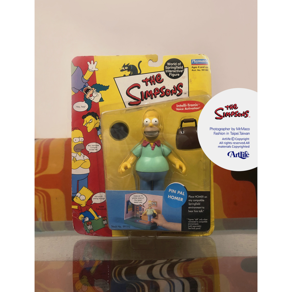 Artlife ㊁ Playmates 2002 SIMPSONS PIN PAL HOMER 辛普森 保齡球河馬 | 蝦皮購物