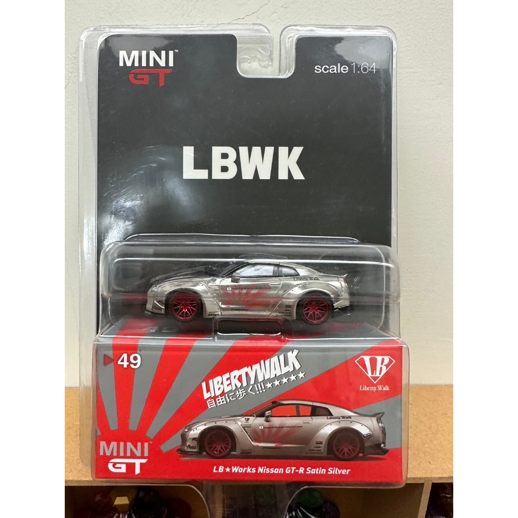泡泡TOYS Mini GT 49 吊卡 Liberty Walk LB Nissan GT-R | 蝦皮購物
