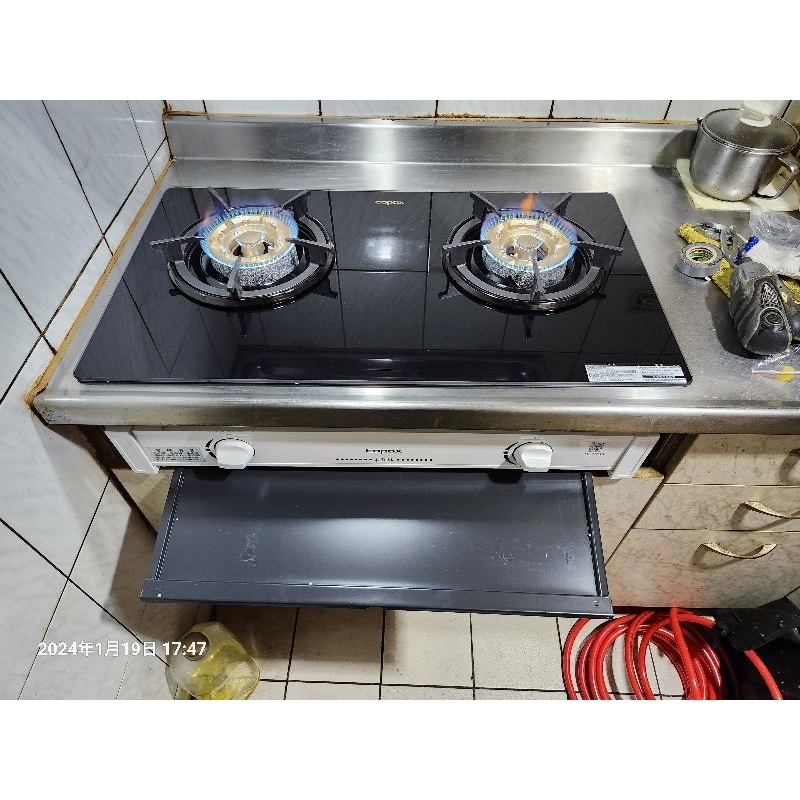 【大台北】 莊頭北瓦斯爐 TG-7105G 嵌入式 玻璃面板 2級節能 tg7105g | 蝦皮購物