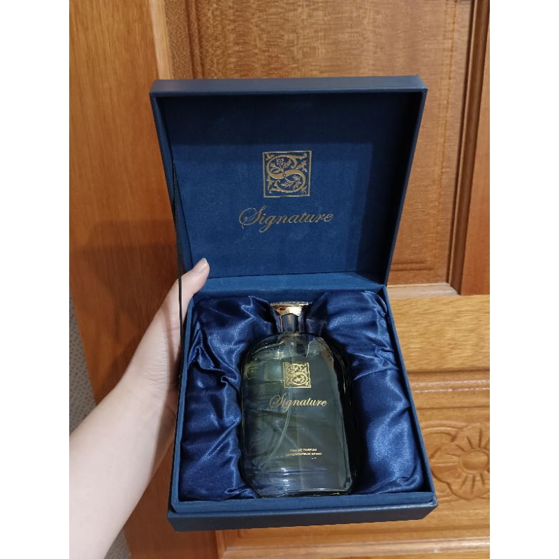 Al Haramain Signature Blue EDP 淡香精 100ml 僅壓4下試香 ⚠️盒子一點點破皮 | 蝦皮購物