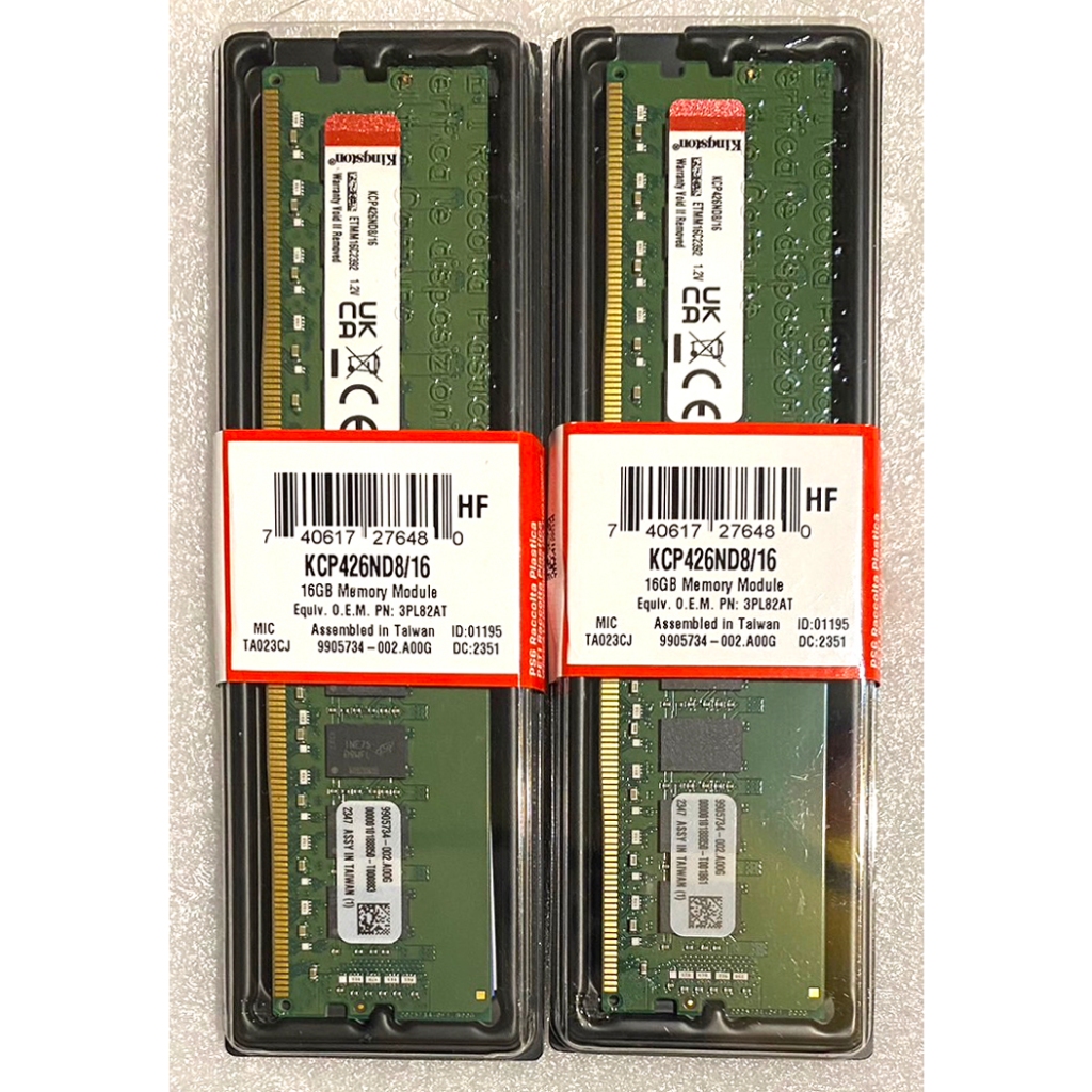 金士頓 KCP426ND8/16 DDR4 2666 16G RAM 記憶體 桌上型電腦 | 蝦皮購物