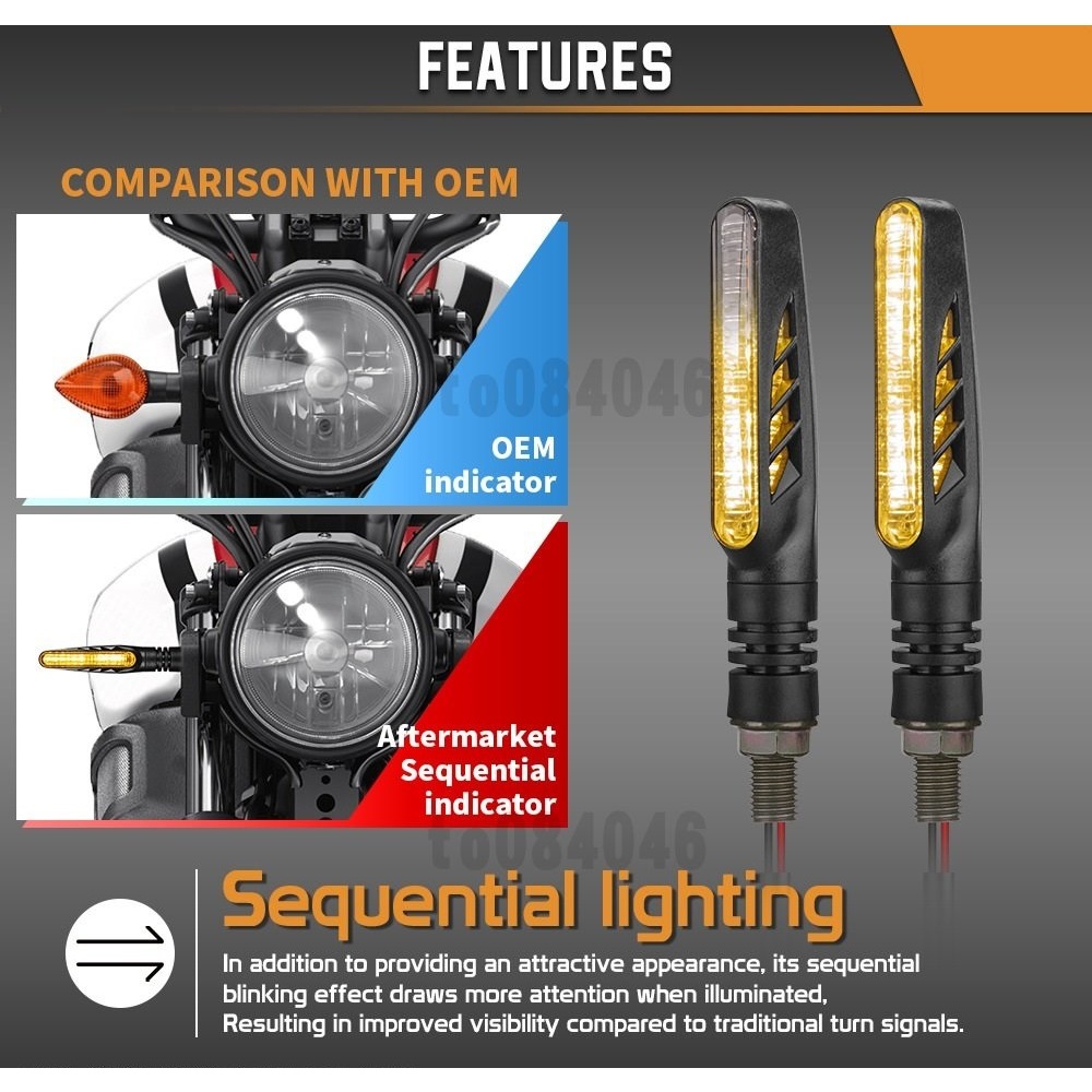 LED 流水方向燈 三面亮光 高亮度 機車 流水式 改裝 檔車 鋒刃 DRG FORCE 2.0 雷霆S BWS msx | 蝦皮購物