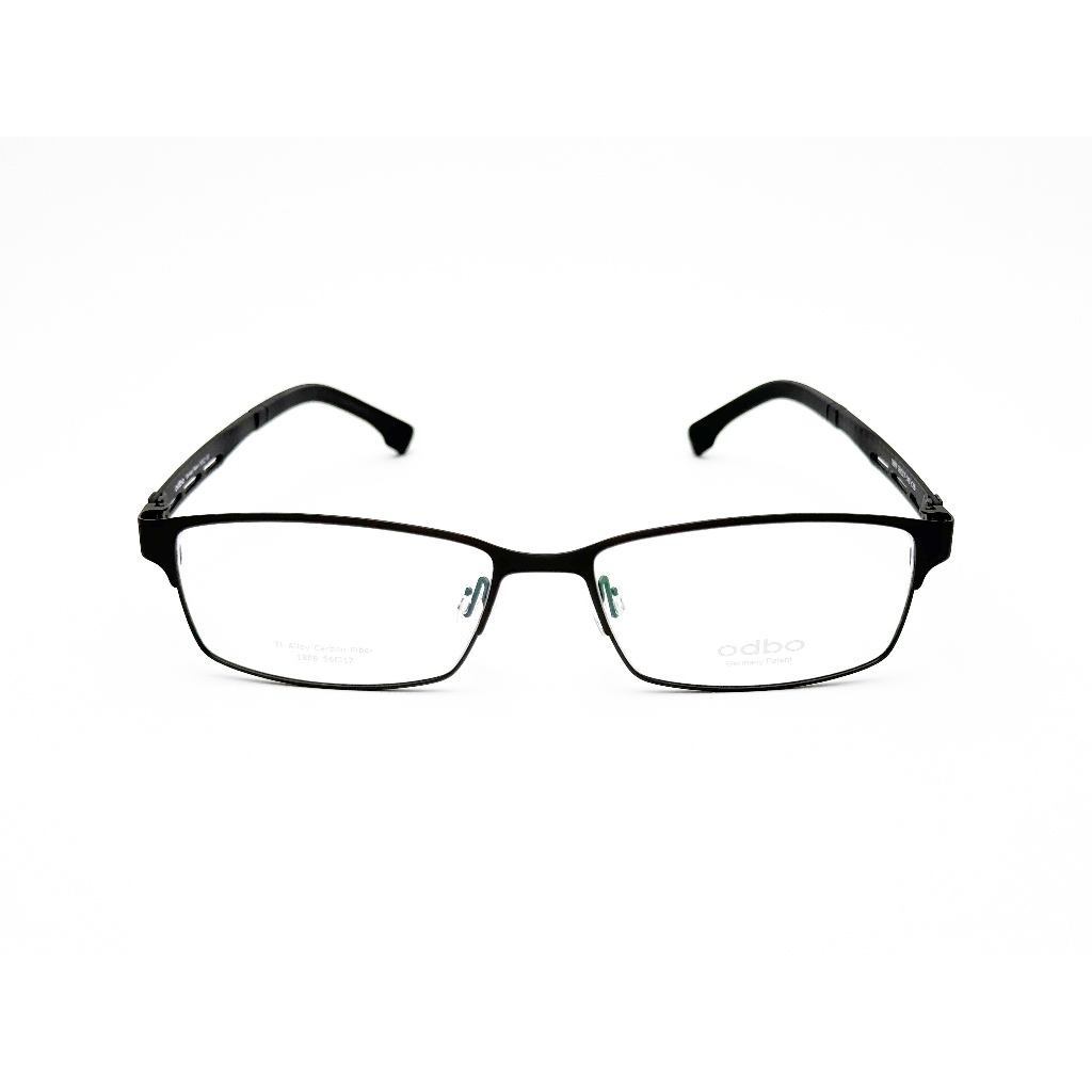 【全新特價】odbo 鈦金屬光學眼鏡鏡框 1889 C2B 消光鐵灰色-碳纖維紋路 輕量化無螺絲設計 | 蝦皮購物