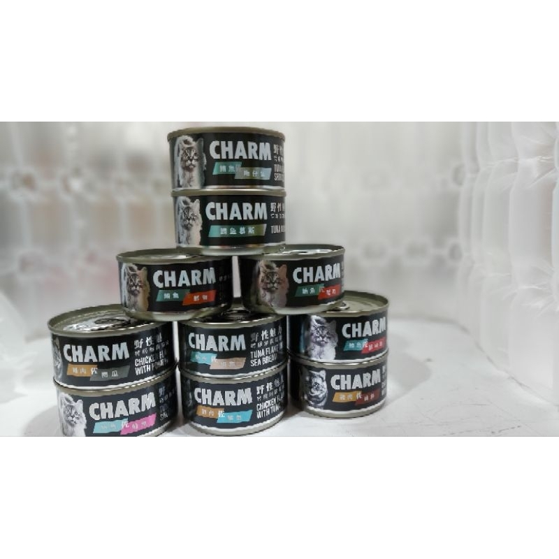 ★迪克★貓罐頭/野性魅力/CHARM/特級無穀貓罐 80G 超取貨到付款可混搭 | 蝦皮購物