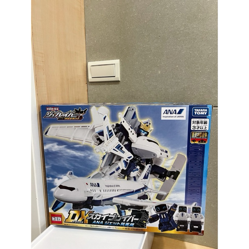 日版 正品 / TOMICA 特裝作業勇者 DX ANA 噴射民航機 天空勇者 | 蝦皮購物