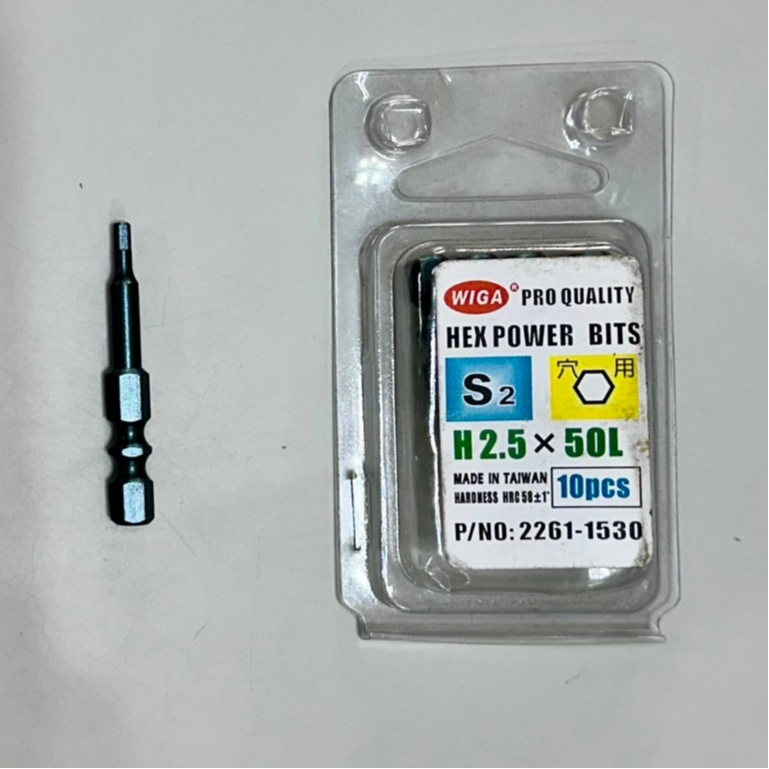 ~庫存出清~ 永銓工具 WIGA 內六角螺絲 起子頭(單支販售) #H2.5x50L #限量品,售完下架#K2-6 | 蝦皮購物