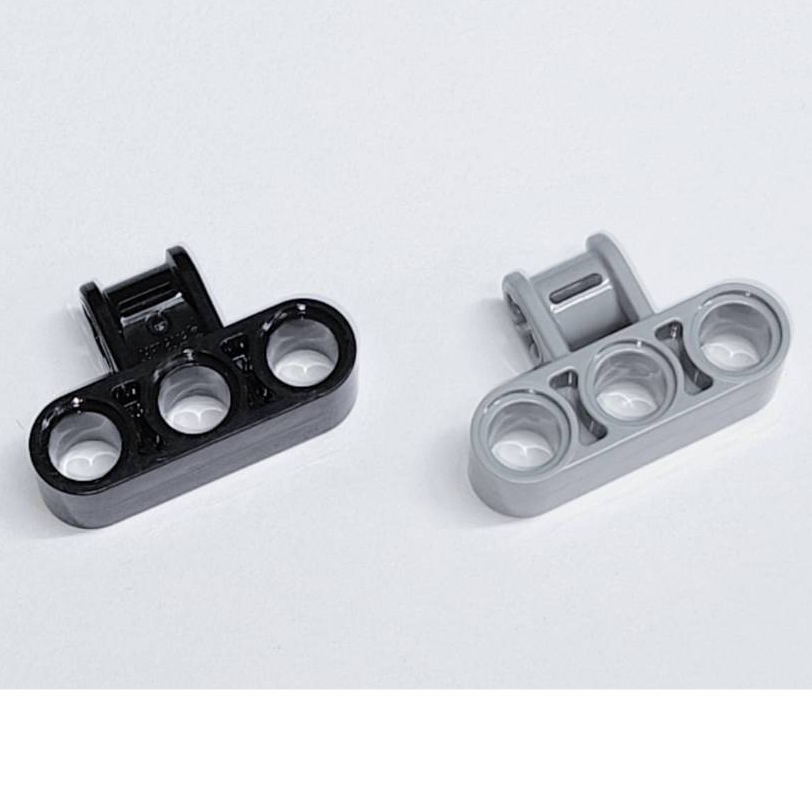 正版LEGO 科技零件T 連接器 淺灰色 黑色 3X2 垂直轉向 63869 42191 | 蝦皮購物