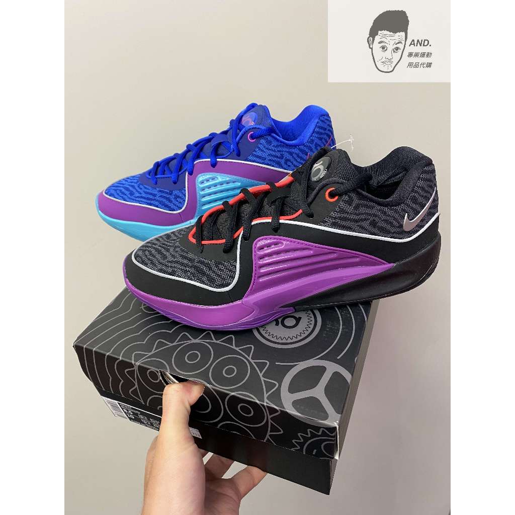 【AND.】NIKE KD16 EP 杜蘭特 反光 籃球鞋 運動 男款 黑紫/藍紫 DV2916-002/401 | 蝦皮購物