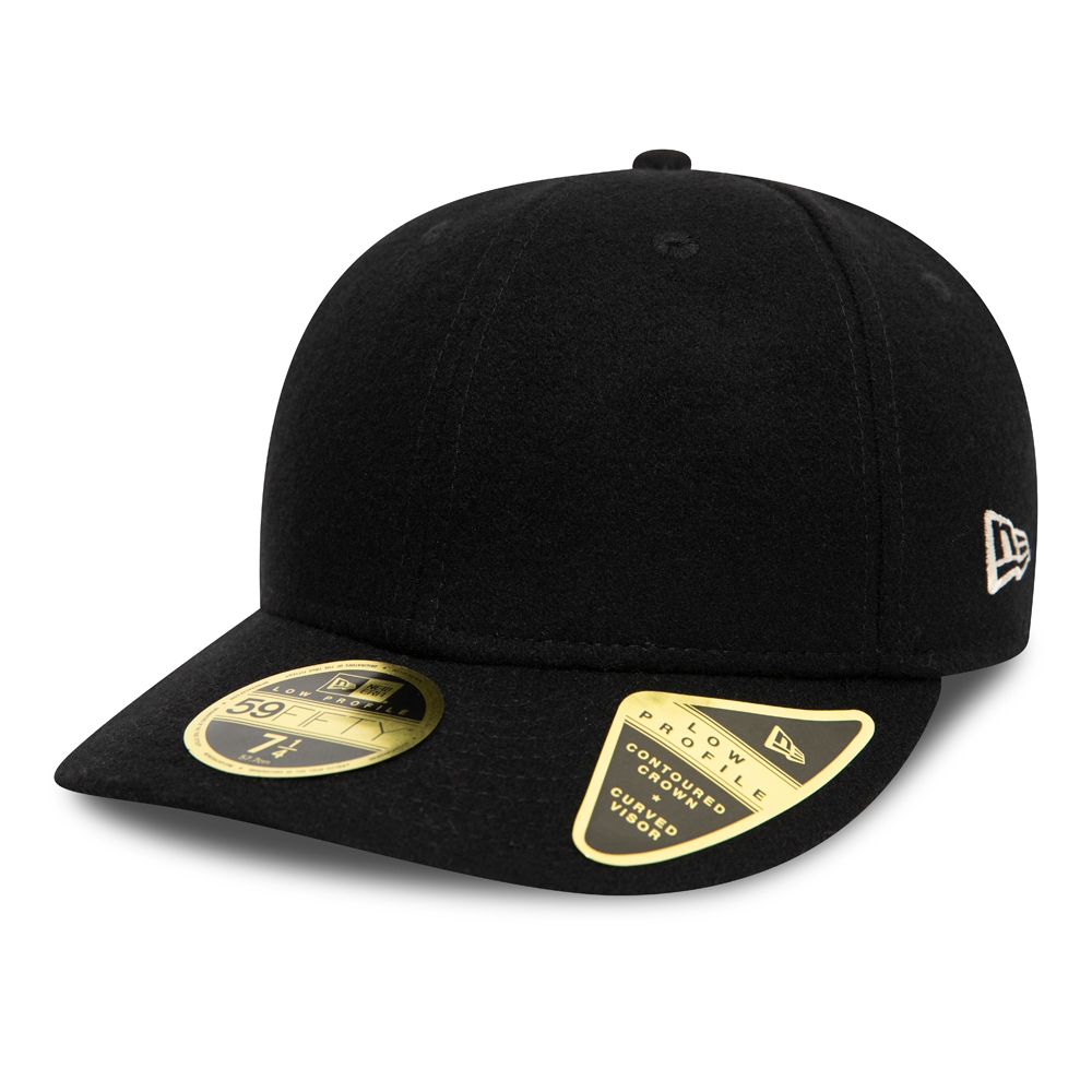New Era Blank 59Fifty Low Profile Curved Visor 黑色低帽身彎帽眉全封帽稀有 | 蝦皮購物