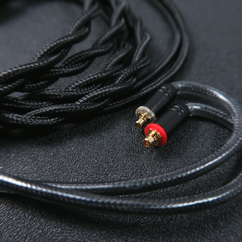 MMCX 2股 黑色尼龍 無氧銅 純銅 低音 升級線 耳機線 無耳掛 4.4平衡 適用 IE800S SE215 | 蝦皮購物