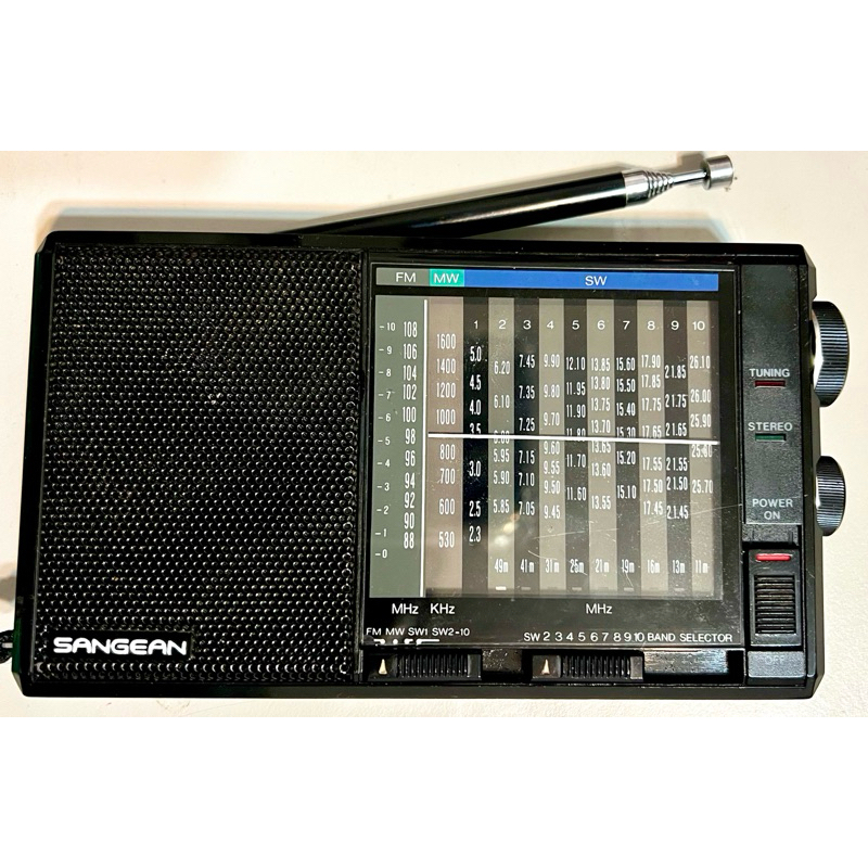 山進 Sangean ms103 全12波段 專業化收音機 調頻立體 / 調幅 / 短波（有現貨） | 蝦皮購物