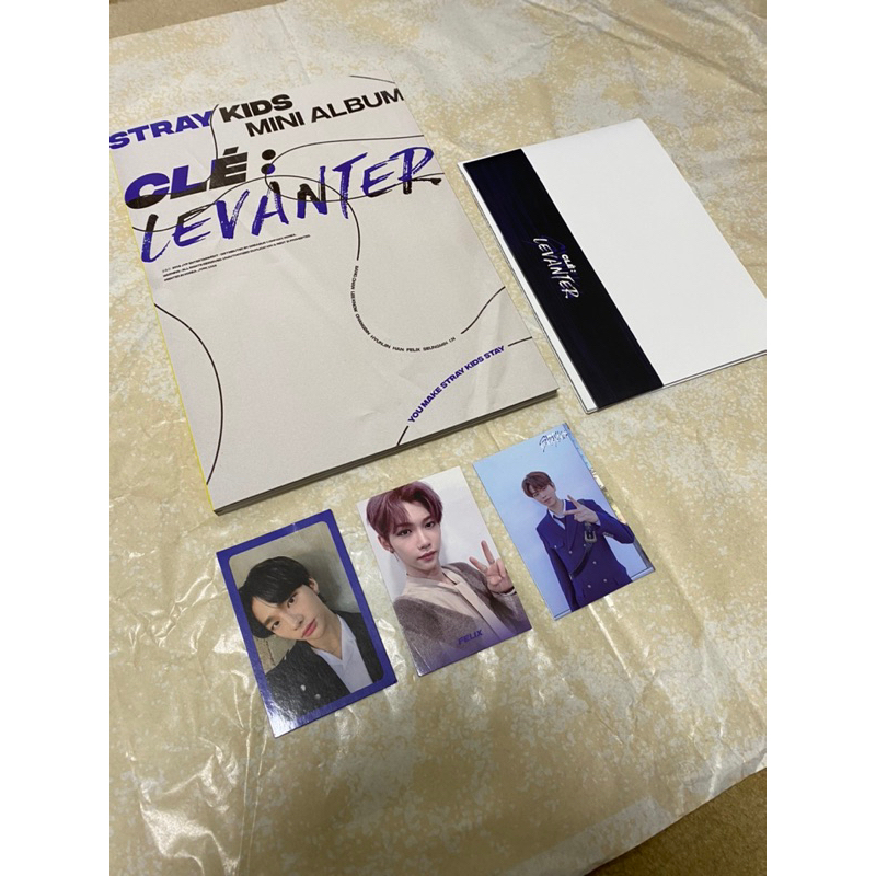 [二手]STRAY KIDS - Cle : LEVANTER 迷你專輯（黃鉉辰、Felix、金昇玟小卡） | 蝦皮購物