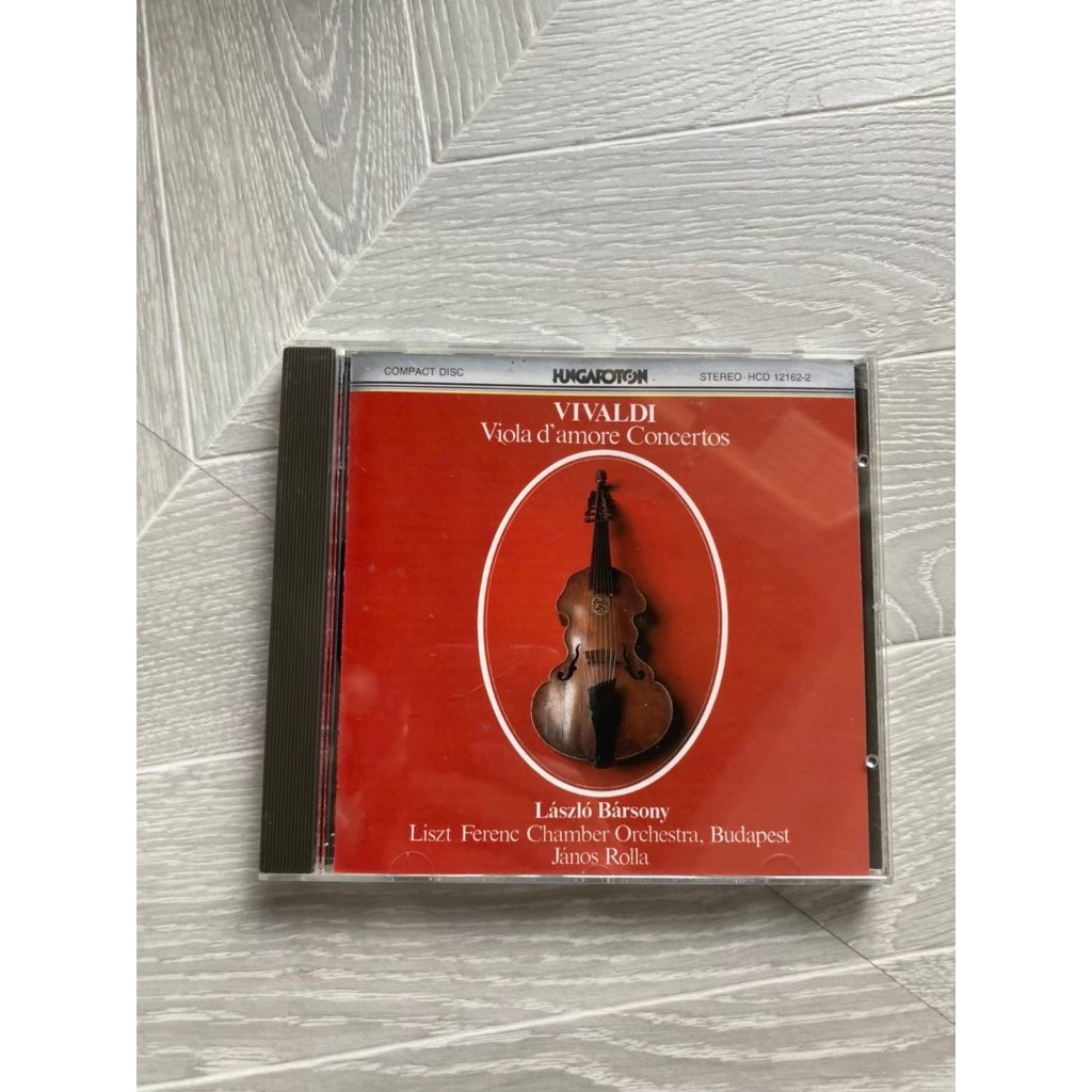 9.9新二手CD SB VIVALDI VIOLA D'AMORE CONCERTOS LASZLO BARSONY | 蝦皮購物