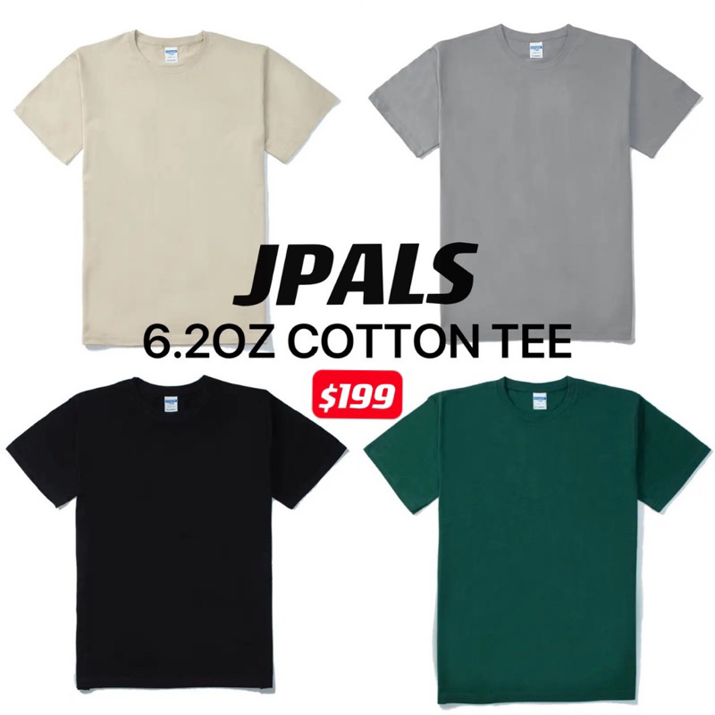【JPALS】 高磅 厚磅 6.2 OZ PREMIUM 彈性 透氣 素面 素T 短T 合身版型 男女皆可 | 蝦皮購物