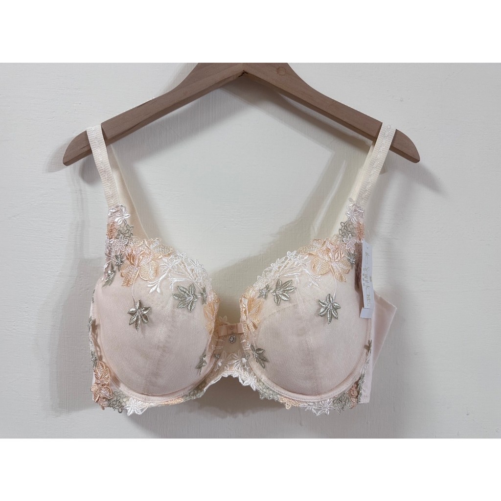 華歌爾 伊珊露絲 蕾絲 內衣 B75 B80 B85 C90 C75 D80 D75 淺色 刺繡 內衣 | 蝦皮購物
