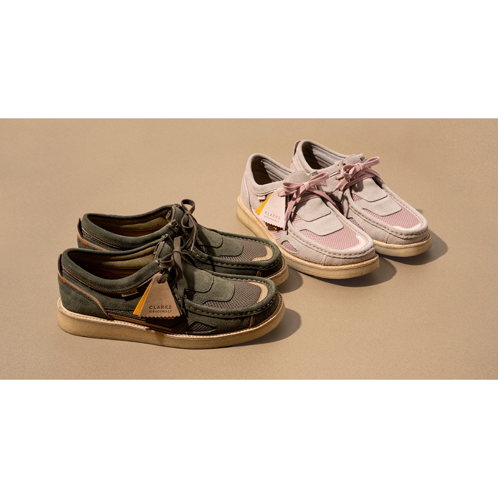 代購 UNION × Clarks ORIGINALS 聯名 Wallabee 袋鼠鞋 麂皮 大地色 沙色 粉 綠 男女 | 蝦皮購物