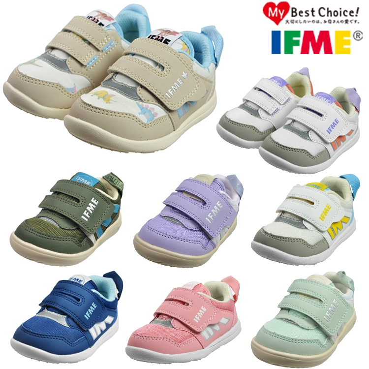 【正品+發票】日本IFME/ 3E寬楦設計 輕量 寶寶段 一片黏帶系列 機能童鞋(13-15號) | 蝦皮購物