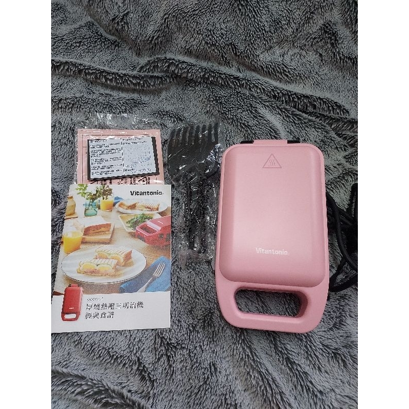 Vitantonio 厚燒熱壓三明治機(蜜桃粉) VHS-10B-PH | 蝦皮購物