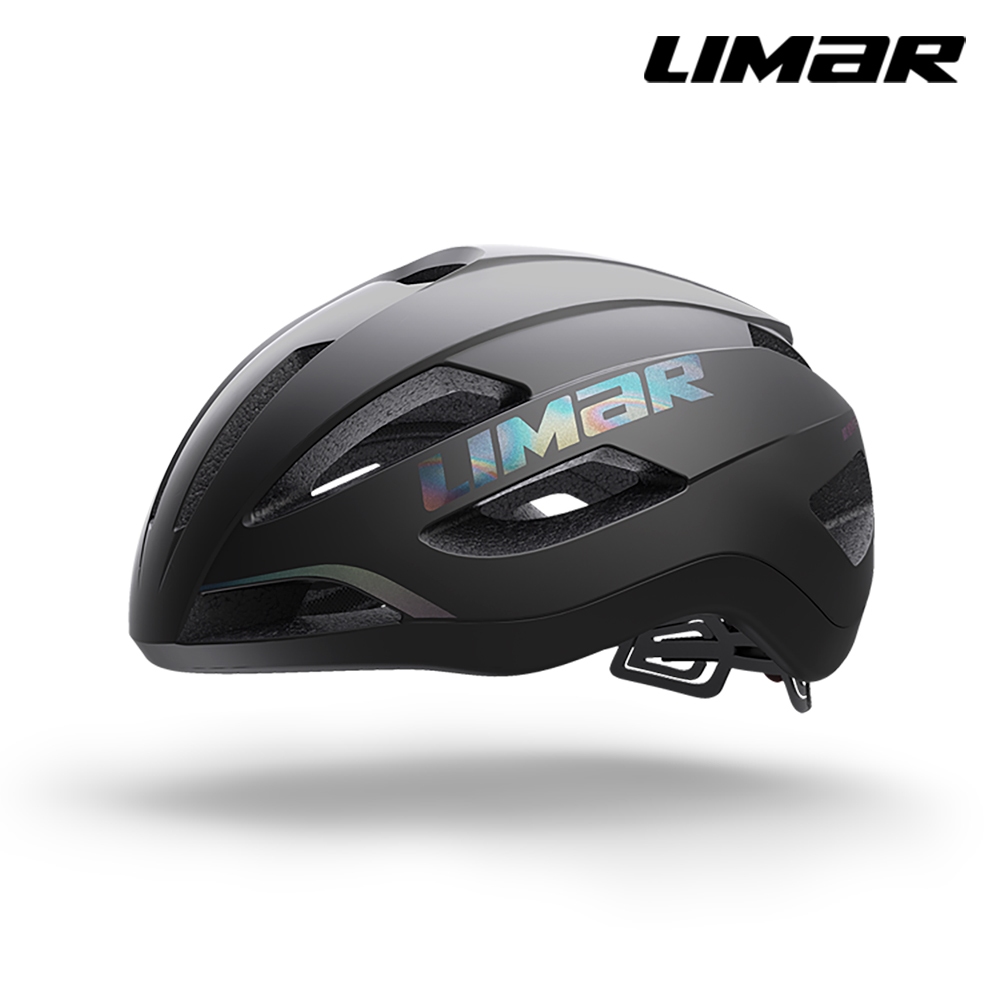 Limar 自行車用防護頭盔 AIR MASTER 消光黑/虹彩標 / 自行車安全帽 公路車 單車 亞洲頭型 | 蝦皮購物