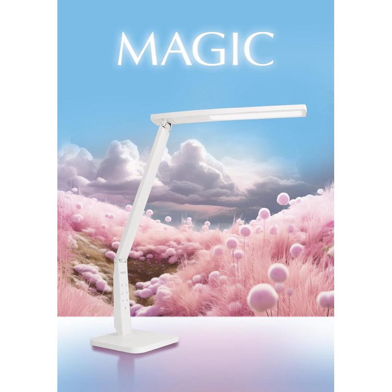【三美屋】~熱銷好評~ 眼科醫師推薦 MAGIC MA328大視界LED護眼檯燈 二倍大照射 美甲燈 桌燈 附實際燈色照 | 蝦皮購物