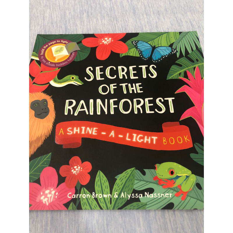 Secrets of the rainforest 繪本書 九成九新 | 蝦皮購物