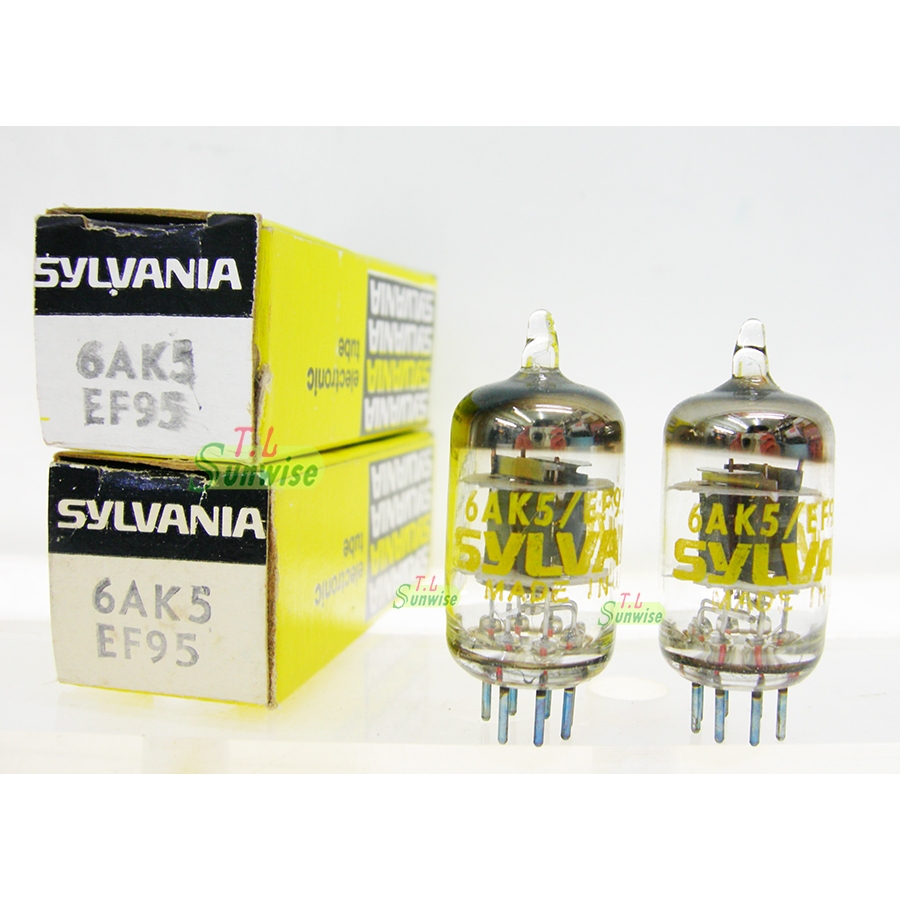中國 6J1 升級管︽NO:61080 美國 SYLVANIA 6AK5 / EF95 (NIB 1對真空管( 5654 | 蝦皮購物