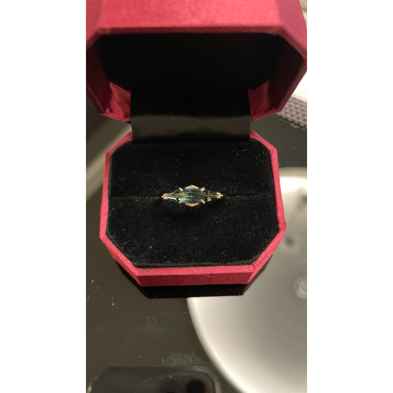 日本輕珠寶 Nojess 造型 戒子 10k 藍色馬眼戒子 | 蝦皮購物