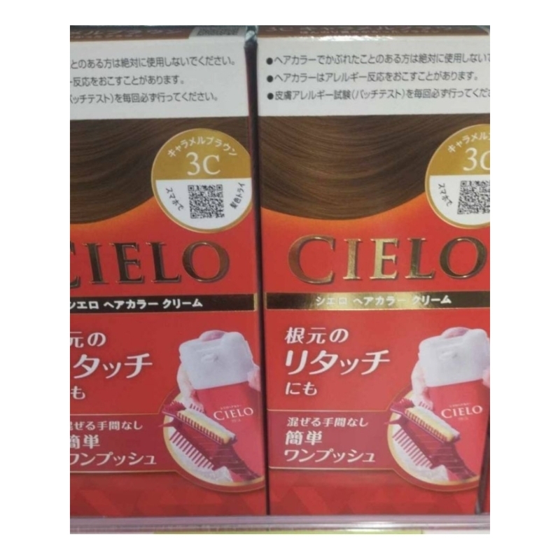 日本採購-CIELO 宣若EX染髮霜 3C焦糖棕 40g+40g | 蝦皮購物