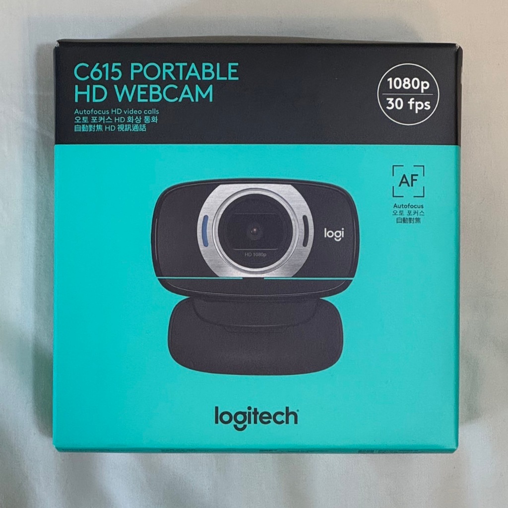 【全新未拆封】Logitech 羅技 C615 HD WEBCAM 視訊鏡頭/網路攝影機 | 蝦皮購物