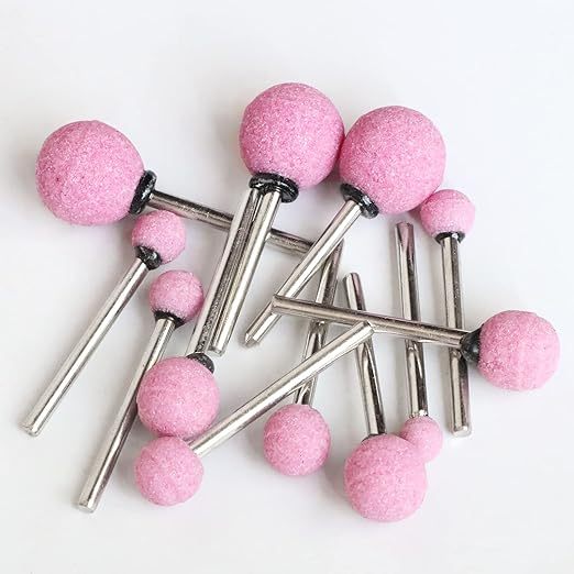 【susumy】3mm柄 球型 帶柄砂輪 紅剛玉打磨頭 電磨頭 電磨手 電鑽 石砂輪 研磨 | 蝦皮購物