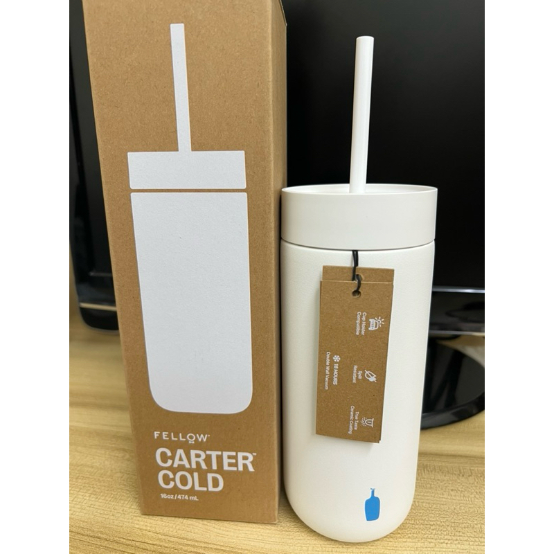 現貨 美國正品 藍瓶咖啡 Fellow 聯名 米白 Blue Bottle Coffee 冰壩杯16oz | 蝦皮購物