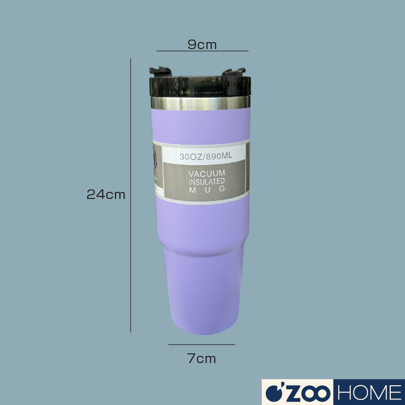 304不鏽鋼冰霸杯【台灣現貨】890ml 咖啡隨行杯 咖啡保溫杯 不銹鋼保溫杯 保溫瓶 水杯【OZOO HOME】 | 蝦皮購物