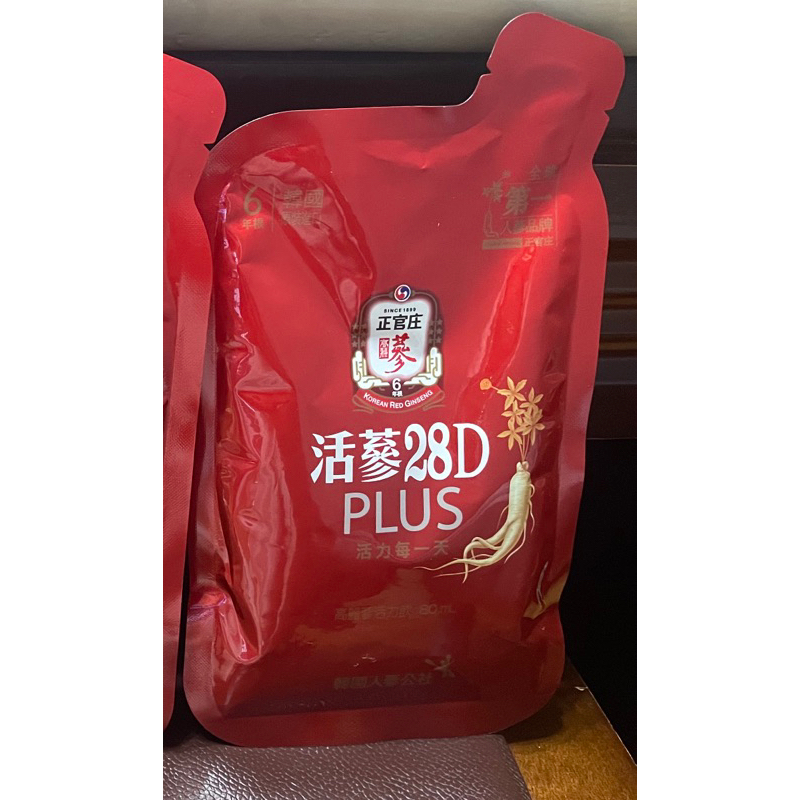 🌻現貨供應🌻韓國正官庄活蔘28D PLUS隨身包 80ml 活蔘28D MACA馬卡飲 50ml | 蝦皮購物