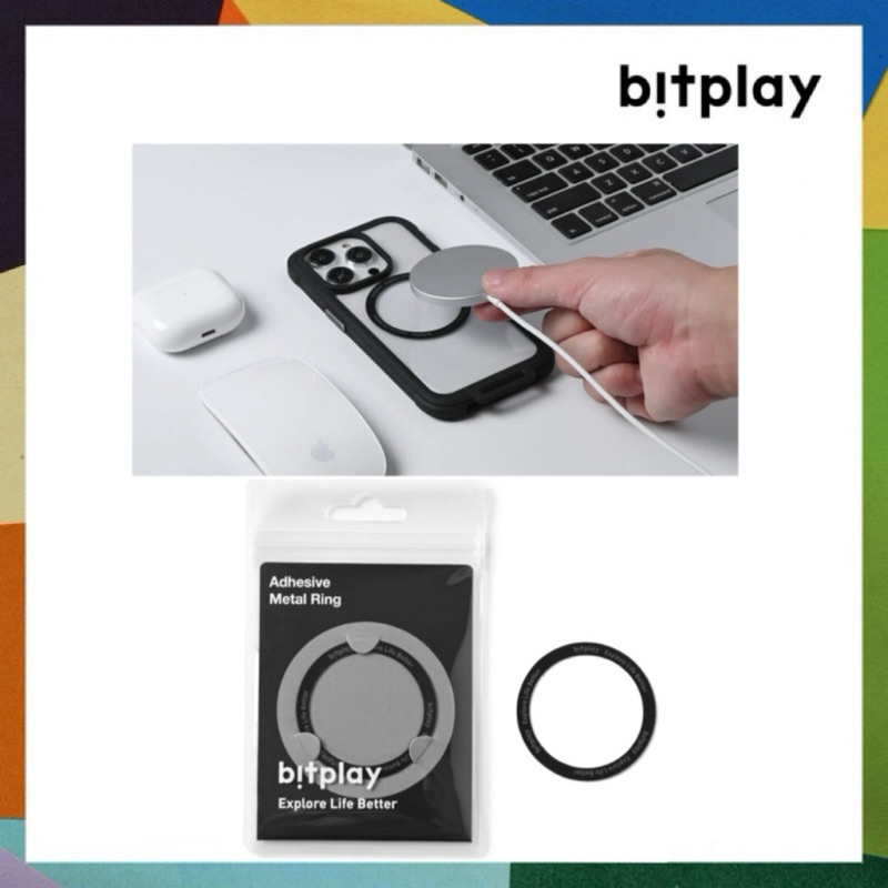 bitplay 磁吸擴充貼片 Adhesive Metal Ring 引磁貼 Magsafe 磁吸貼片 | 蝦皮購物