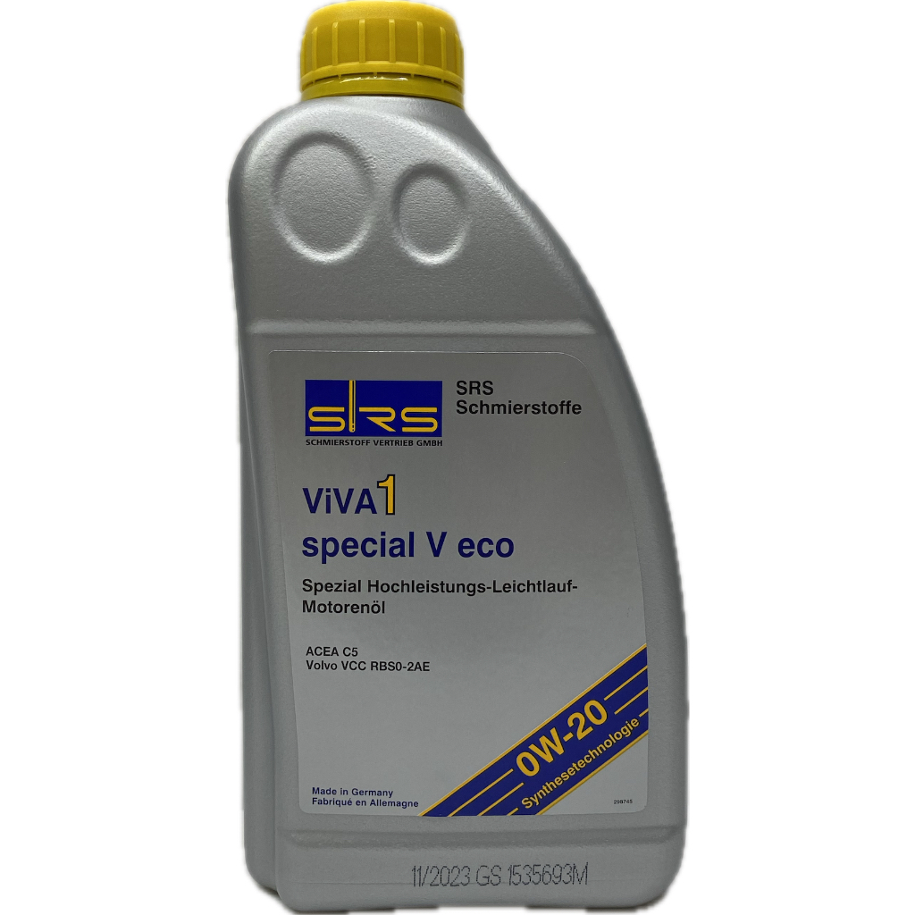 油大大 附發票 SRS ViVA1 special V eco 0W-20 0W20 機油 Volvo RBSO-2AE | 蝦皮購物