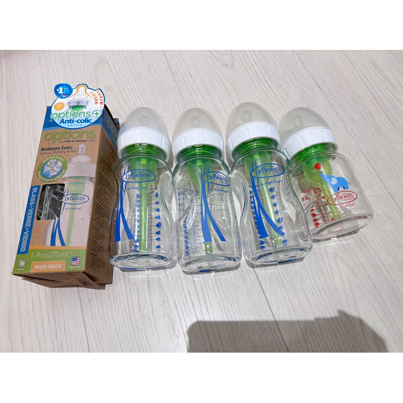 美國 Dr. Brown 布朗博士二手270ml*4個+150ml*1個 | 蝦皮購物