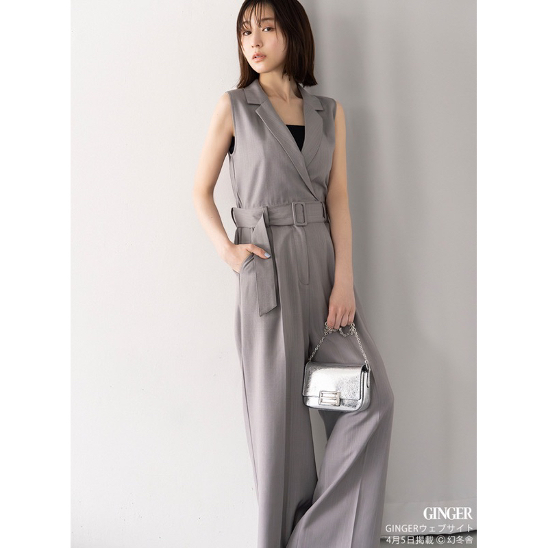 GRLX田中美奈實 ! 日本正品!! 田中みな実 Ginger雜誌四月刊載款 背心連衣褲 連身褲 西裝 | 蝦皮購物