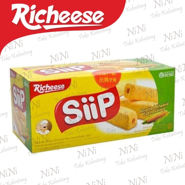 印尼 RICHEESE 麗芝士 SIIP 瑞奇 Cheese Flavor 玉米棒起司味 130g | 蝦皮購物