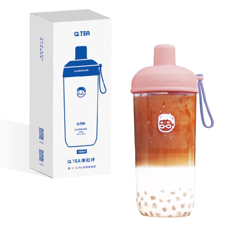 LocknLock Q.TEA 樂扣杯 700ml 嚼對搖搖杯 Tritan Q哥 吸管杯 環保杯 隨行杯 QTEA02 | 蝦皮購物
