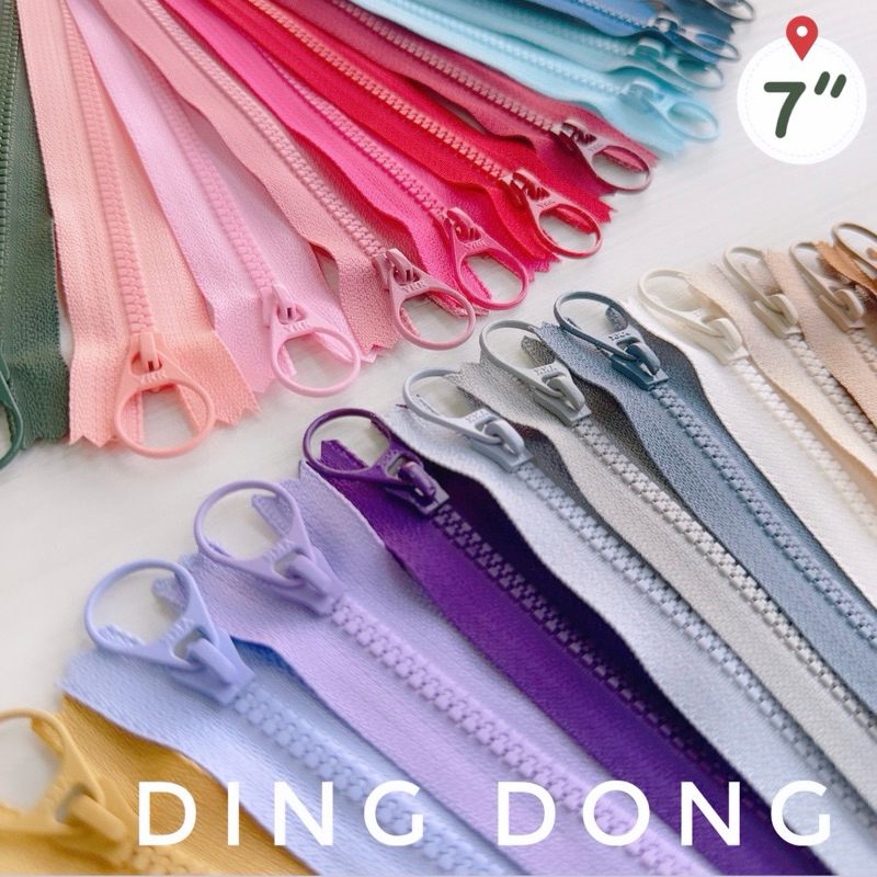 【叮咚Diy】YKK拉鍊-3V單色易開罐頭7英吋拉鍊、17.5公分拉鍊、18公分拉鍊、拉鏈、3V拉鍊、3V拉鏈、塑鋼拉鍊 | 蝦皮購物